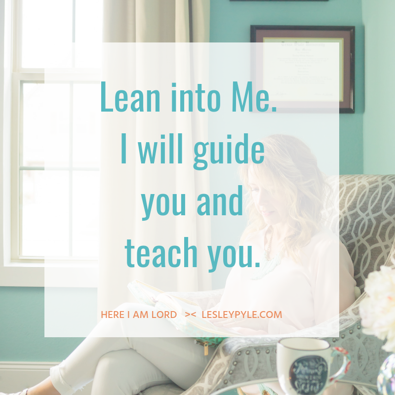 Lean into Me | Lesley Pyle